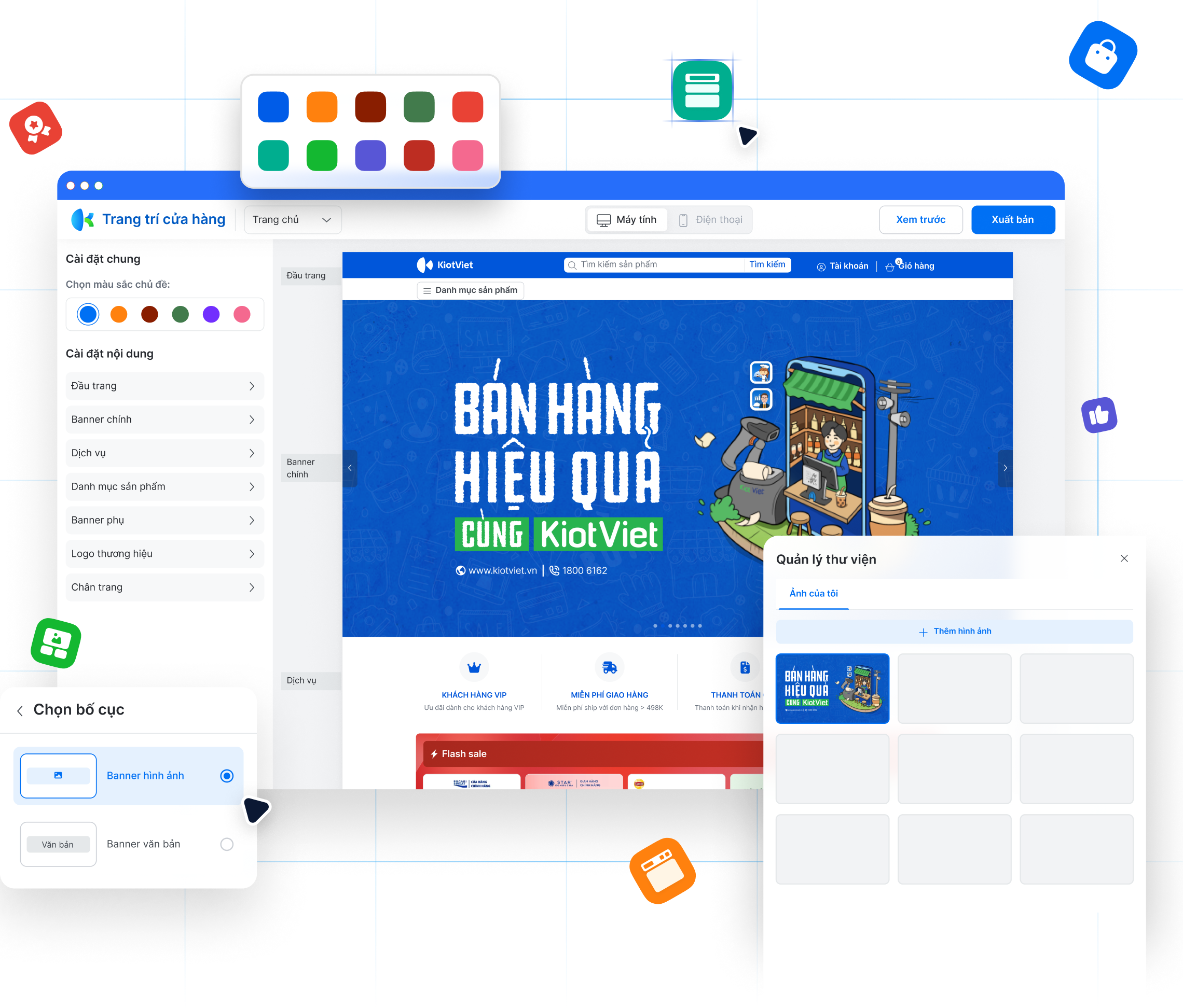 Cung cấp Website bán hàng tăng trưởng doanh thu